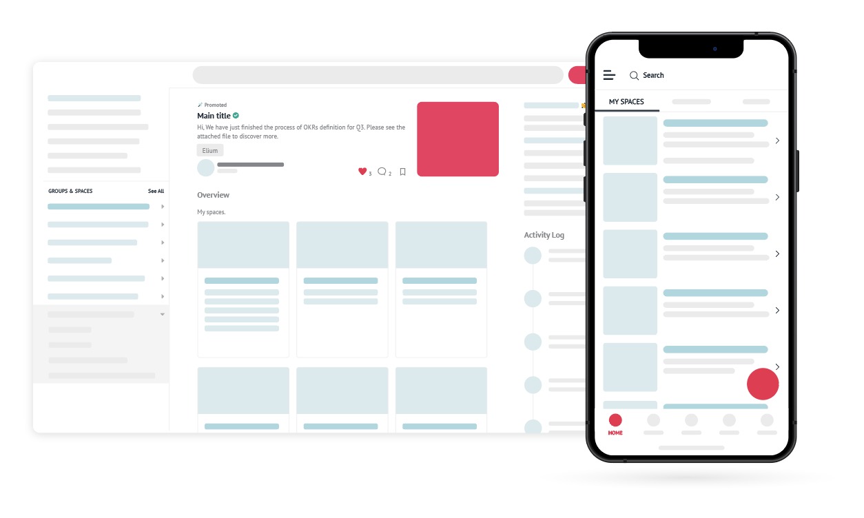 Company-wide knowledge sharing - Elium