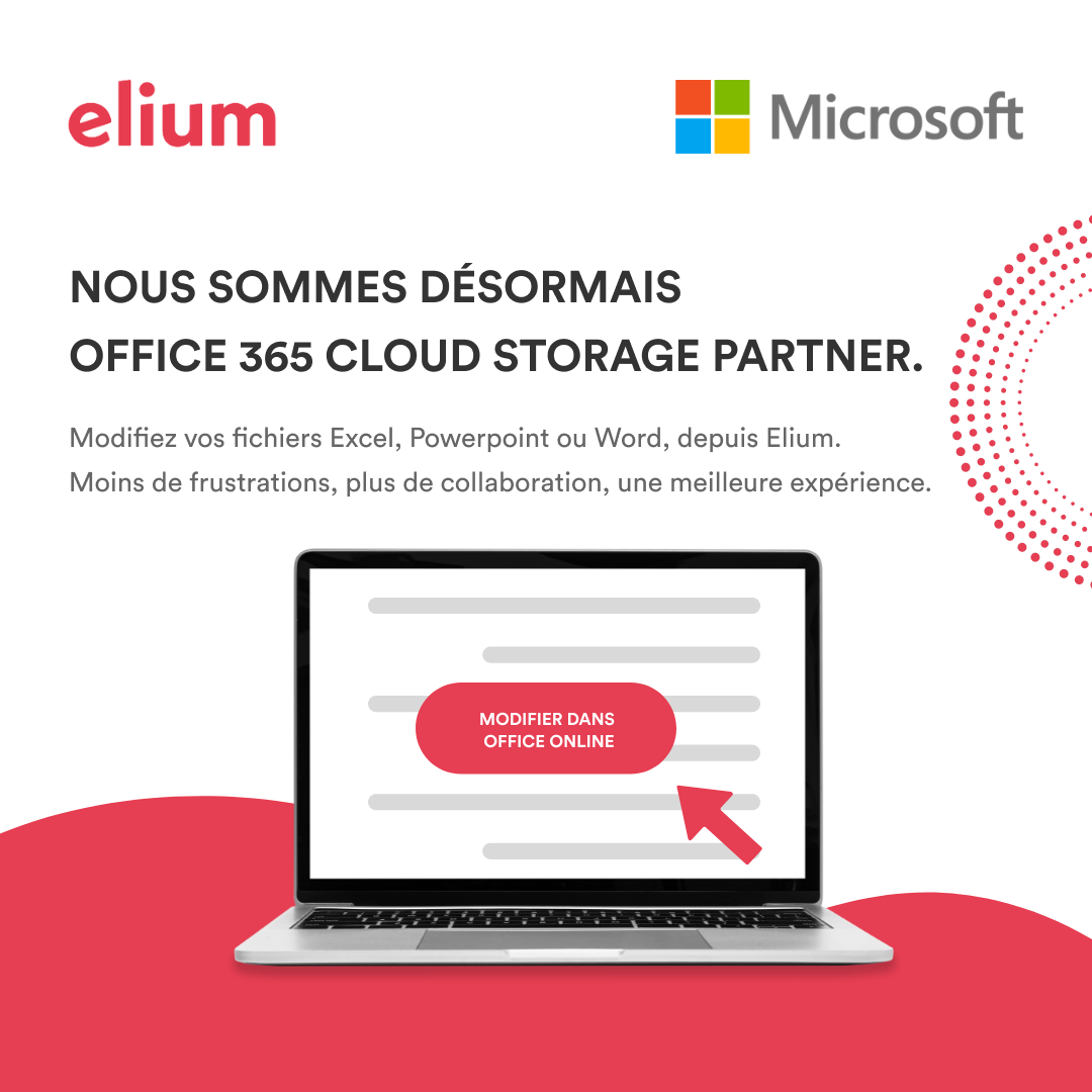 Elium: Partenaire Officiel Office 365 Cloud Storage